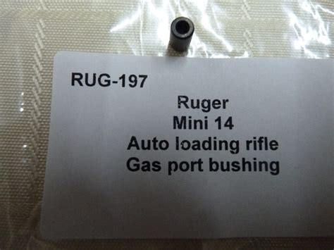 Ruger Mini 14 Gas Port Bushing Southerton Guns