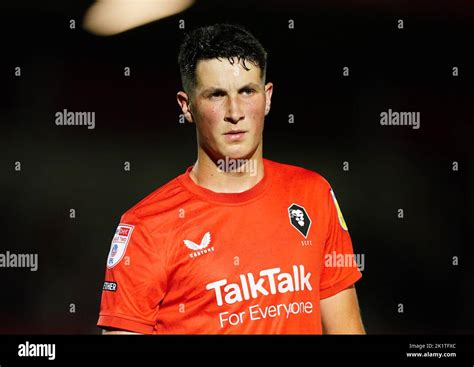 Salford Citys Josh Obrien During The Papa Johns Trophy Group Stage