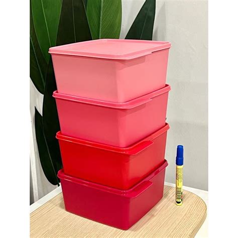 Snack N Stack Tupperware 25 And 14 Liter Shopee Malaysia