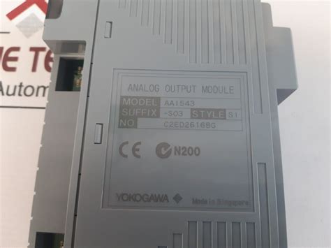 yokogawa aai543 s03 analog output module style s1 aeliya marine tech