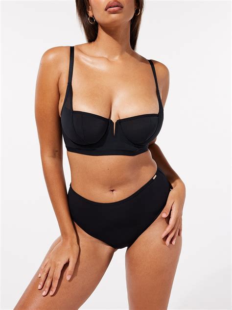 See Thru U High Waist Bikini Panty In Black Savage X Fenty Germany