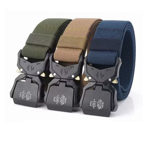 Jual Ikat Pinggang Pria Nylon Canvas Sabuk Pinggang Pria Tactical