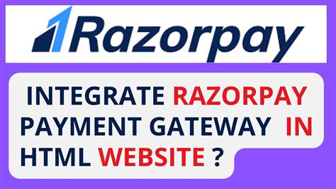 Razorpay Payment Gateway Integration In Html Website Razorpay Payment Gatewayinfysky Reactjs