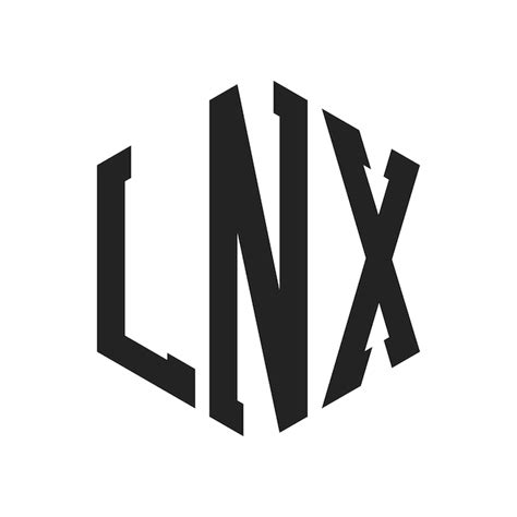 Premium Vector Lnx Logo Design Initial Letter Lnx Monogram Logo Using