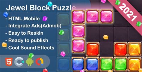 Jewel Block Puzzle Html5 Construct 3 Mobile By Darssoft Codecanyon
