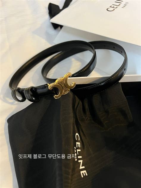 프랑스 파리 쁘렝땅 백화점에서 셀린느 스몰 트리옹프 벨트 블랙 금장 75 사이즈 구매후기 할인 쿠폰적용 네이버 블로그