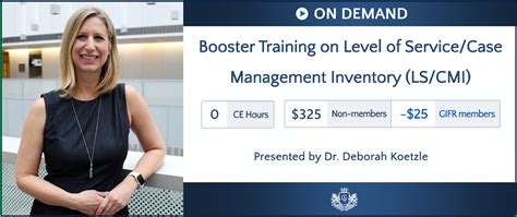 Booster Training On Level Of Service Case Management Inventory Ls Cmi Global Institute Of