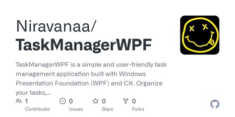 GitHub Niravanaa TaskManagerWPF TaskManagerWPF Is A Simple And User Friendly Task Management