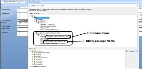 Crystal Report Doesn T Load Properly When Use Procedure In A Utility Package IFS Community