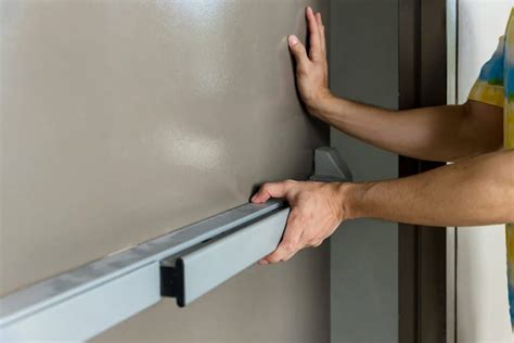 electric panic bar or crash bar installation an introduction