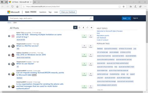 Microsoft Q A Launches To Replace TechNet And MSDN Forums