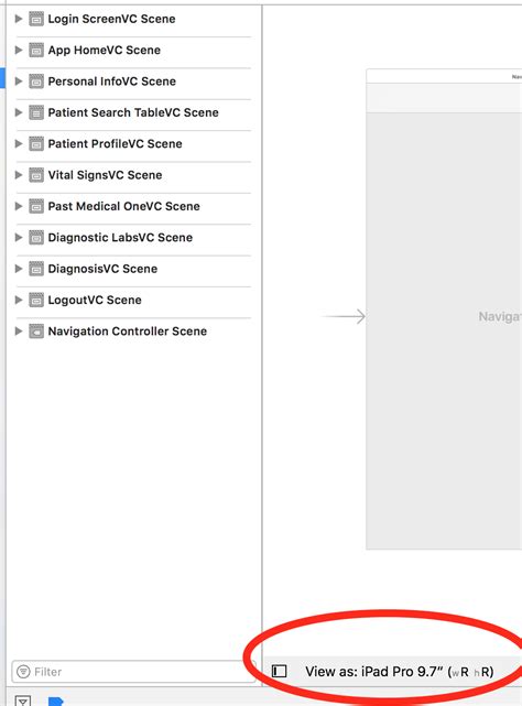 storyboard usage for ipad development giving lots of problems stack