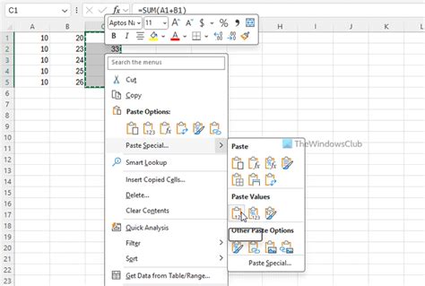 How To Remove Formula In Excel And Keep Text