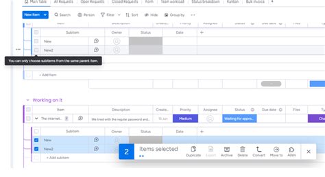 Bulk Subitem Automation With Bulk Item Edit Special Workflows And Use Cases Monday Community Forum