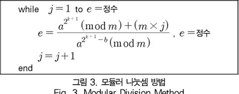 Figure 1 From Square And Divide Modular Exponentiation Semantic Scholar