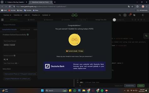 Datastructures Deutschebank Geeksforgeeks Problemsolving