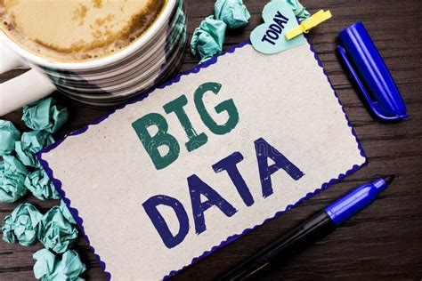 Conceptual Hand Writing Showing Big Data Business Photo Showcasing Huge Data Information