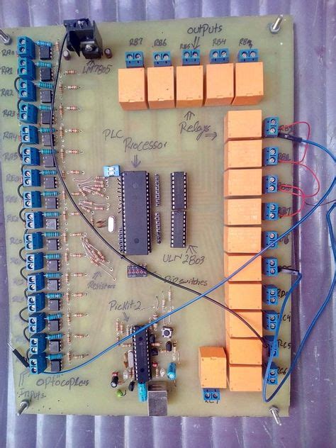 Microchip Pic Microcontroller Plc 16 Digital Inputoutput With On