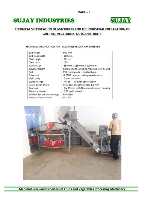 Semi Automatic Sujay Special Vegetable Fruit Cleaning Sorting Grading Table 3000 Kg Hr At