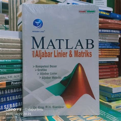 Jual Buku Original Matlab Untuk Aljabar Linier Dan Matriks Indonesia Shopee Indonesia