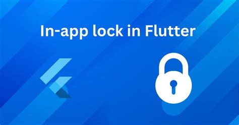 Ayodeji Ogundairo On Linkedin How To Implement In App Lock In Flutter