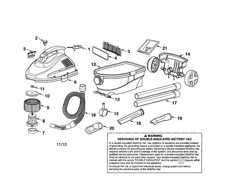 Craftsman 113176110 Wetdry Vacuum Parts Diagrams Manuals Sears