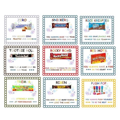 Candy Certificates Etsy