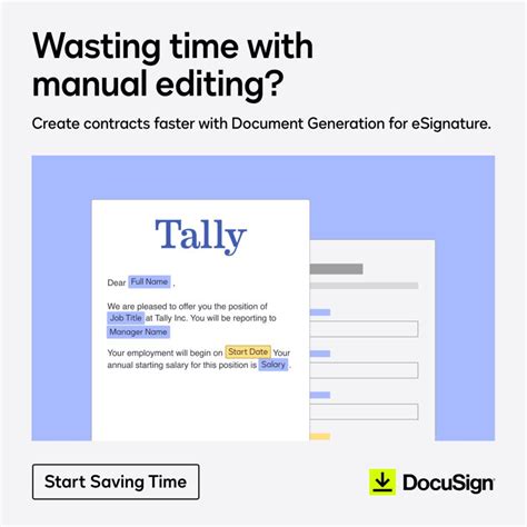 Docusign On Linkedin Create Professional Contracts Faster With Document Generation For…
