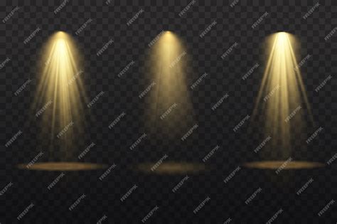 무대 조명 스포트 라이트 장면 무대 조명 대형 컬렉션 프로젝터 조명 효과 스포트 라이트가있는 밝은 노란색 조명 투명