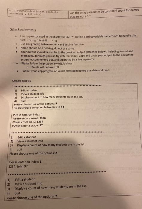 Solved Program Description Write A Program That Keeps Track