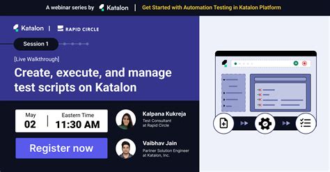 Live Walkthrough Create Execute And Manage Test Scripts On Katalon