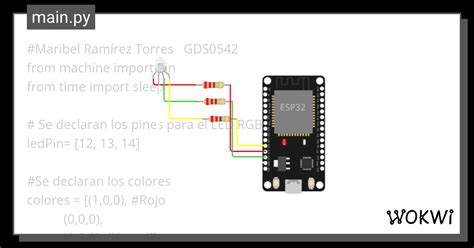Semáforo de tres colores Wokwi ESP32 STM32 Arduino Simulator