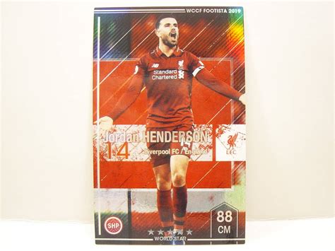 Yahooオークション Wccf Footista 2019 ジョーダン・ヘンダーソン J