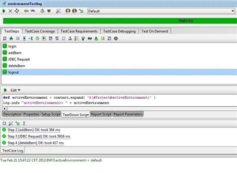 Environment Handling In Soapui Soapui Projects