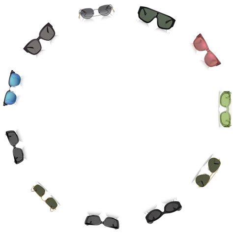 Eyeglasses And Sunglasses In Circle 3