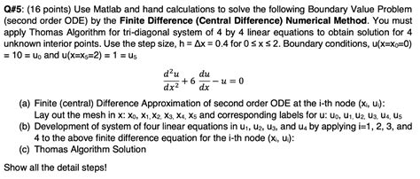 Q Points Use Matlab And Hand Calculations To Chegg