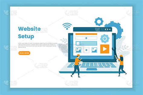 网站设置插图登陆页的概念