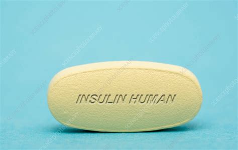 Insulin Human Pill Conceptual Image Stock Image F036 7788 Science Photo Library