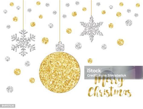 매력적인 골든 반짝이 색종이 함께 축제 럭셔리 배너 메리 크리스마스 가루눈에 대한 스톡 벡터 아트 및 기타 이미지 가루눈 검은색 겨울 Istock