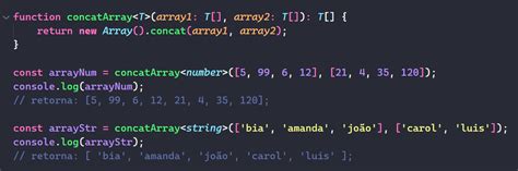 TypeScript Generics básico JoseJuarez Junior TypeScript DIO