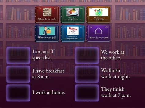 Match The Question And The Answer Match Up