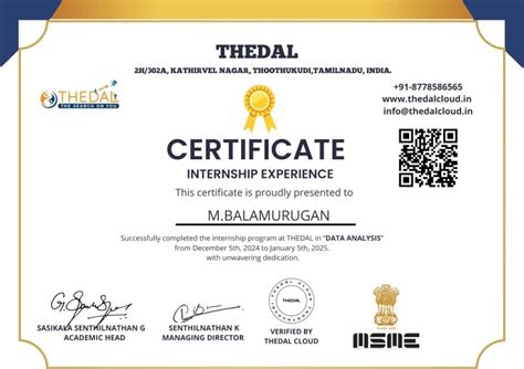 Dataanalysis Internship Learningexperience Thedalcloud Datascience