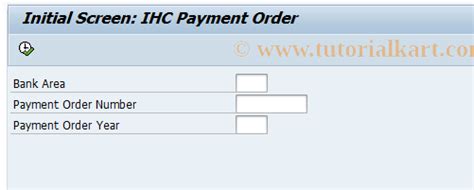 IHC2 SAP Tcode Change Payment Order IHC2 SAP Tcode Change Payment Order