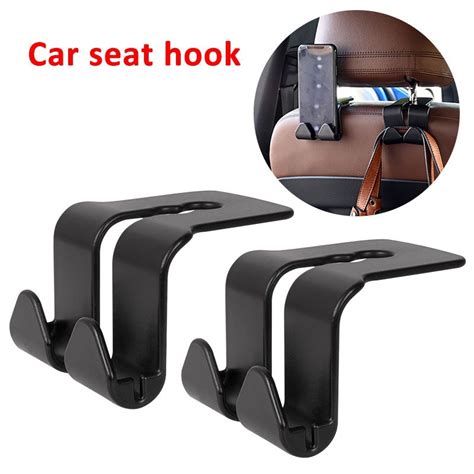 20kg Load Capacity Universal Car Truck Suv Seat Back Hangercar Organizer Storage Hooks For