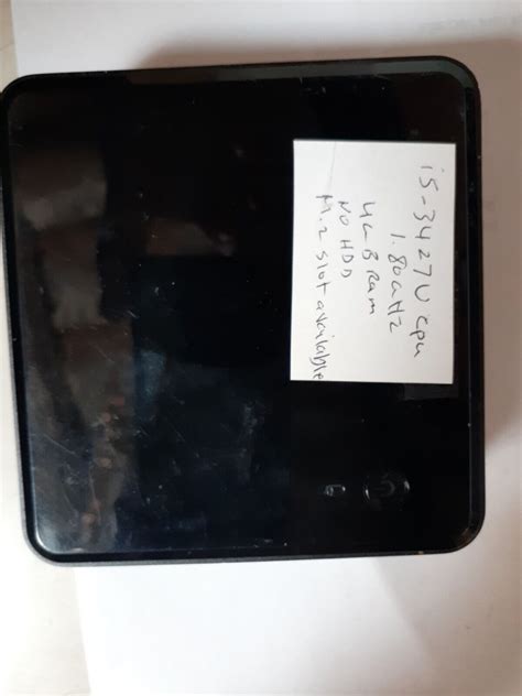 Used Intel® Nuc Kit Dc53427hye I5 3427u 4gb Ram 0gb Msata Ssd No Os No Adapter Ubb Threads