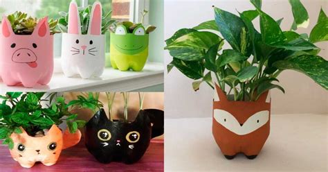 15 Ideas Para Hacer Macetas Con Botellas De Plástico Dale Detalles