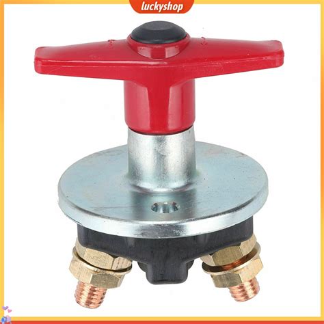 {lush} Heavy Duty 1000 Amp Fixed Key Battery Isolator Cut Off Kill Switch 12v 24v Shopee