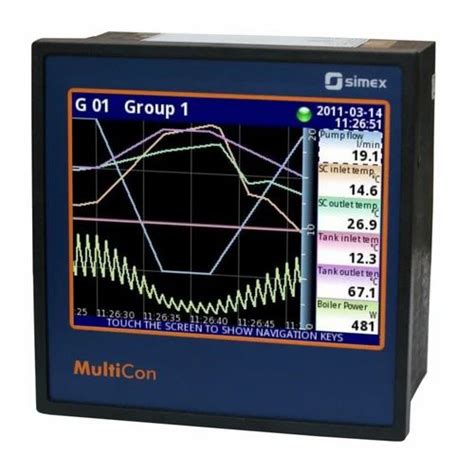 Data Loggers Simex MultiCon G Digital Data Logger Distributor Channel Partner From Ahmedabad