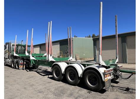 Buy Used 2022 Kennedy 2022 Kennedy Logging A Dolly B Road Train Trailer Set Trailers In