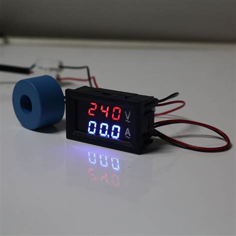 0 28 Digital Voltmeter Ammeter Ac 60 500v 10a 50a Vicedeal
